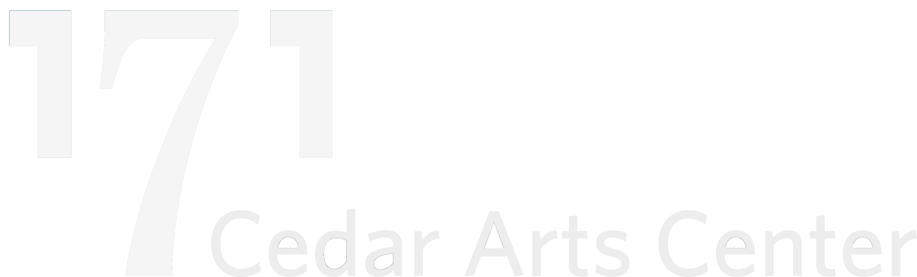 171 CEDAR LOGO 11 cropped NO BACKGROUND White | West End Gallery