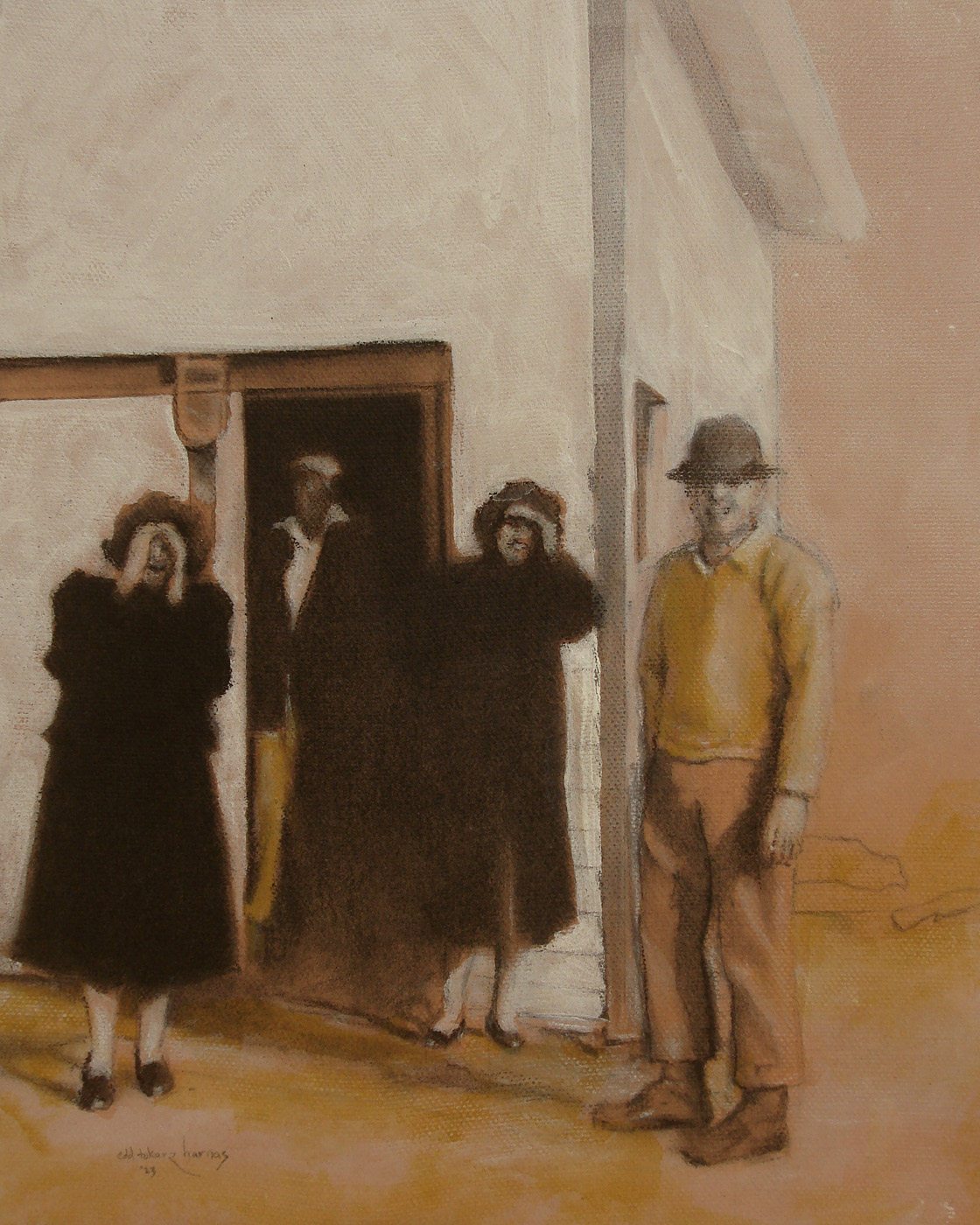 HarnasWatchingAndrewPaint | West End Gallery