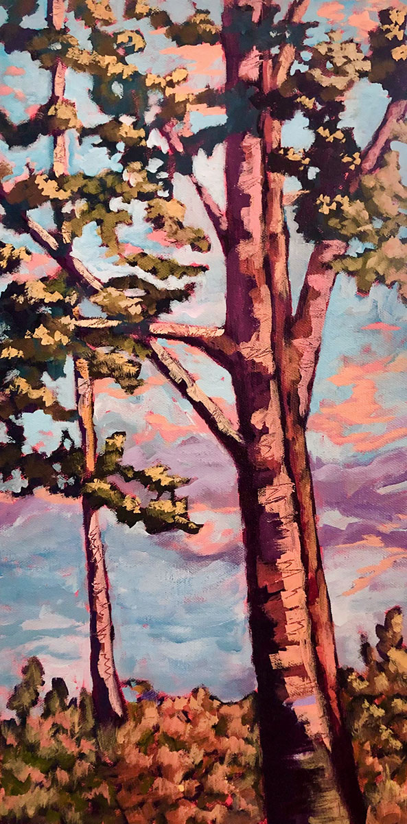 HuttoSunsetBirch | West End Gallery