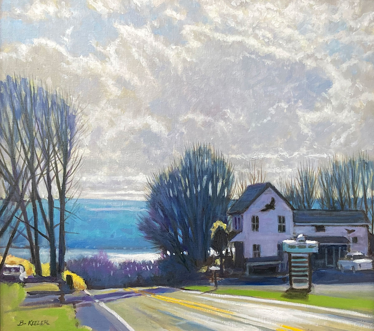 KeelerApproachingSenecaSpringAfternoonHectorNY | West End Gallery