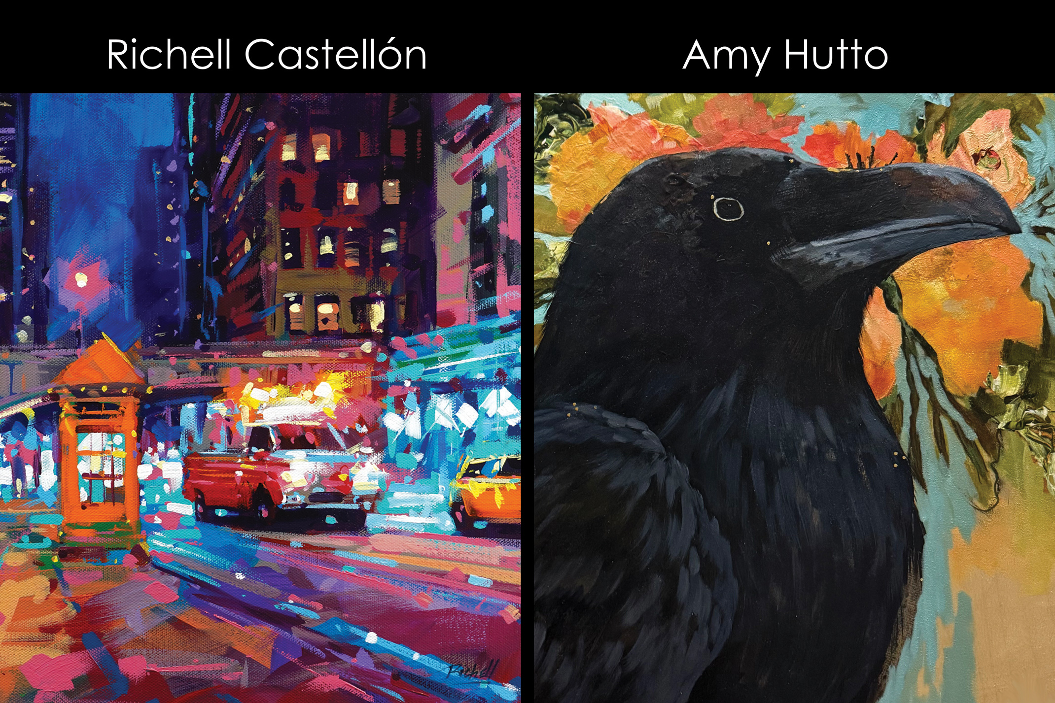 Fine Art Exhibit | Richell Castellón | Amy Hutto 2025 | West End Gallery