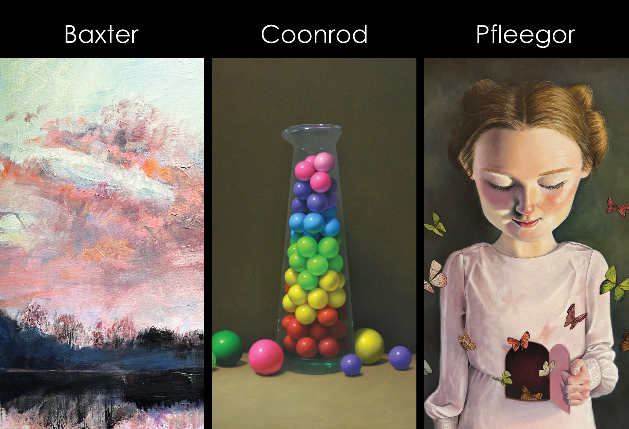 Art Exhibit | Baxter | Coonrod | Pfleegor 2025 | Showcasing Congdon ...